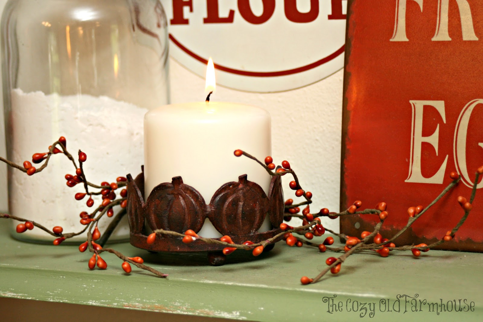 The Cozy Old "Farmhouse": Farmhouse Fall Decor {Part 3}