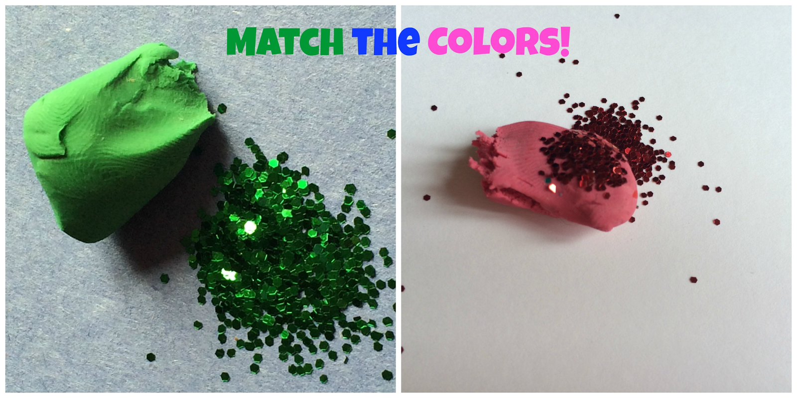 Mini Monets and Mommies: Glitter Rainbows: Kids' Clay Art Activity