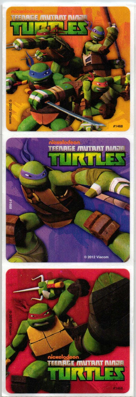 The TMNT Multiverse!: Collection and Scans: NICK STICKERS!