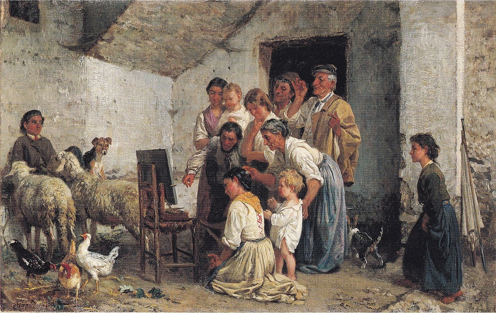 Vasto Gallery: Filippo Palizzi, “Il capolavoro”, 1864.