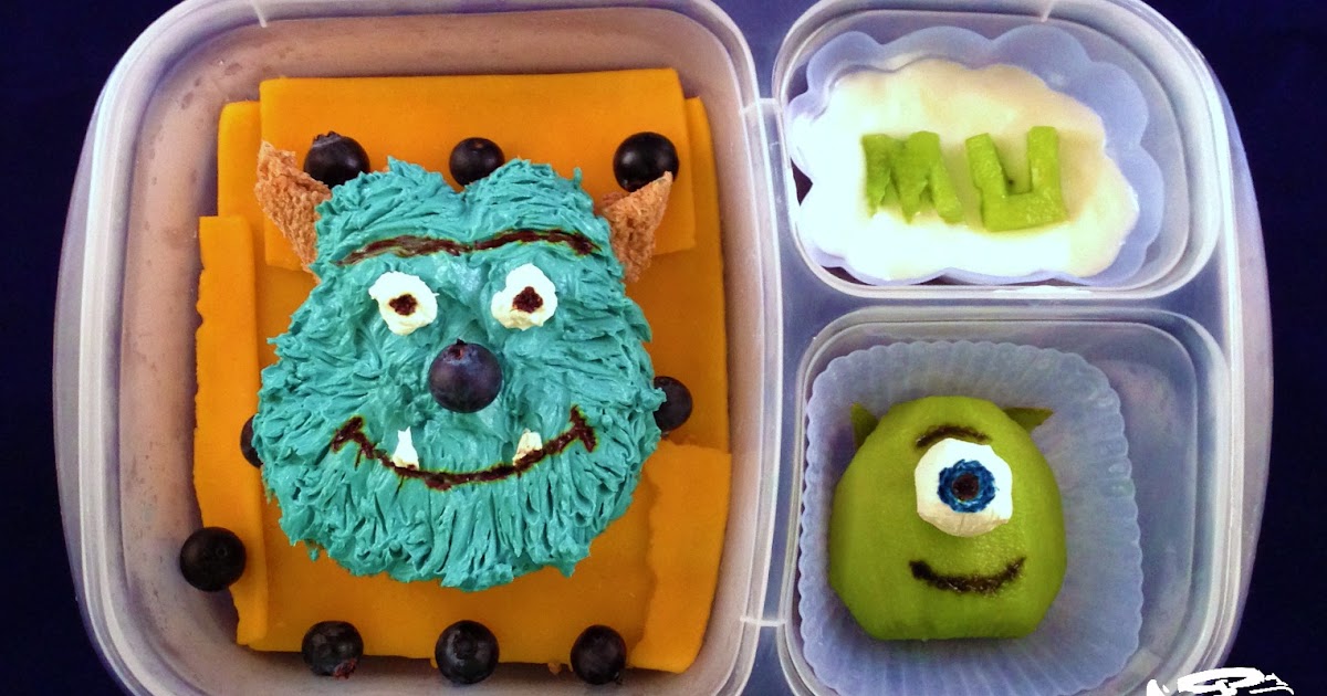 Lunchbox Dad: Week 35: Monsters U, Sully and Mike