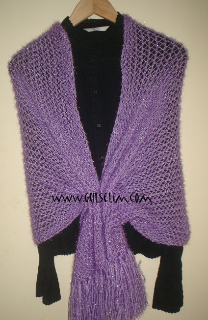 free knitting pattern: new rectangular knitting shawl patterns