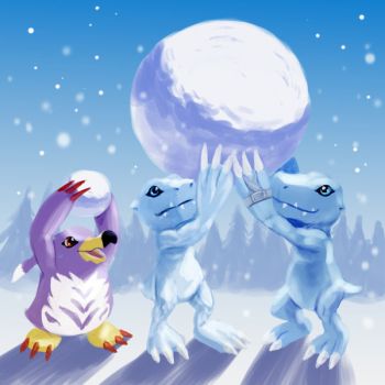 [Perfil] Yuki Agumon / SnowAgumon ~ MEU×DIGIMON