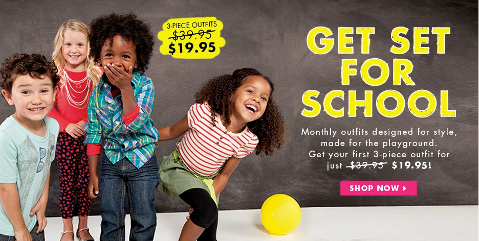 Tickled Pink in the Rain: Fab Kids August Back-to-School Box Review