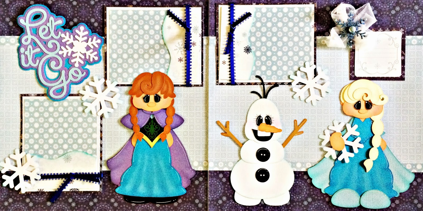 Designs by Crafty1mommy: Disney Frozen Layout