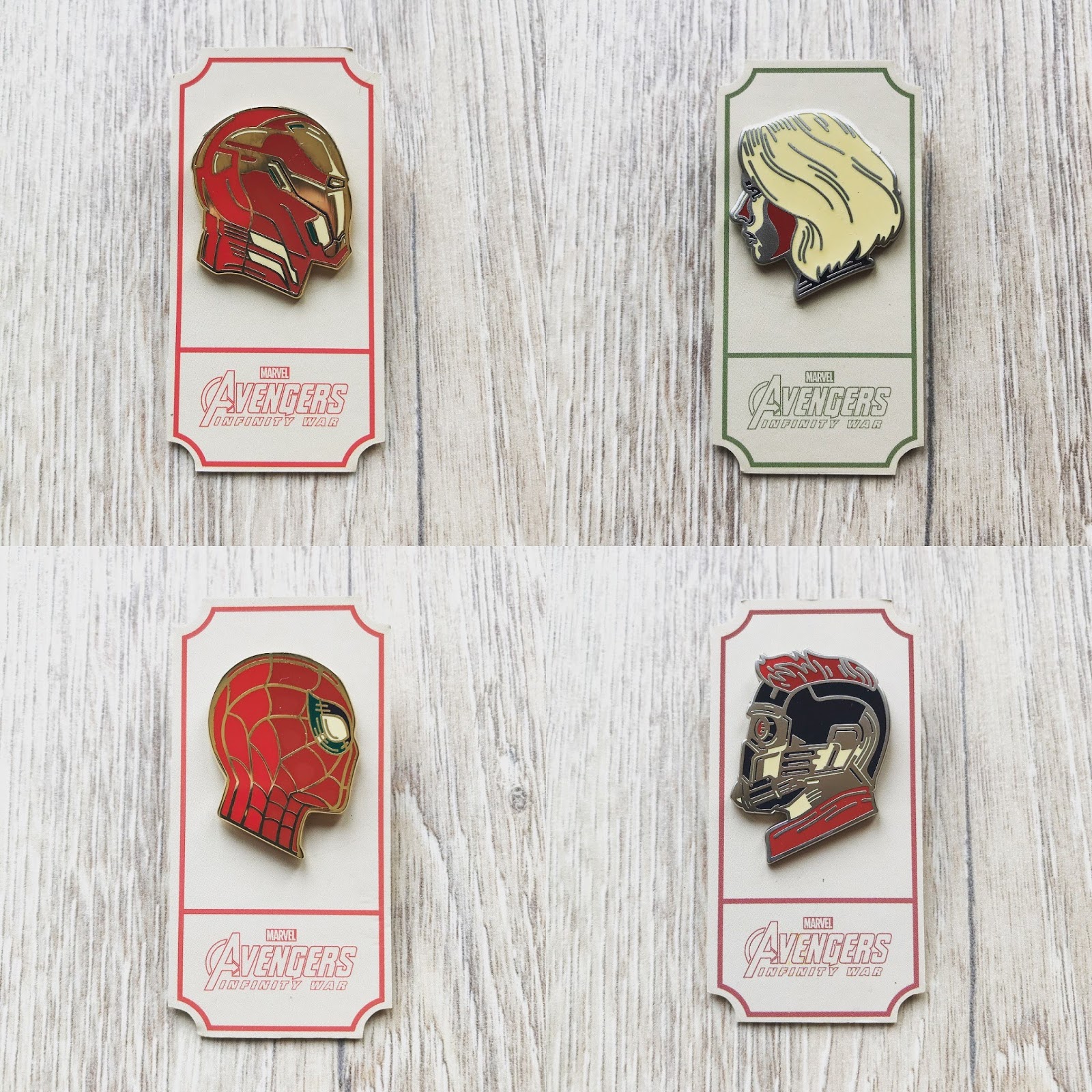 The Blot Says...: Avengers: Infinity War Marvel Portrait Enamel Pins by ...