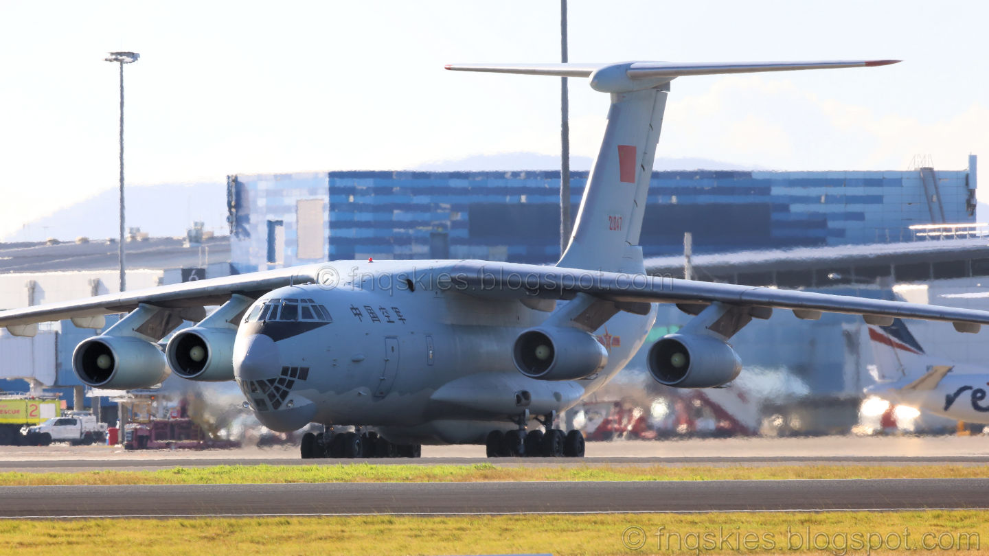 Far North Queensland Skies: PLAAF - China Air Force Ilyushin Il-76MD ...