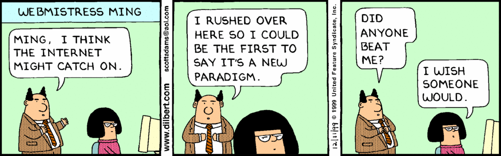 Angles Comic Café: Dec 10th – Dilbert & the Two Meanings of Beat