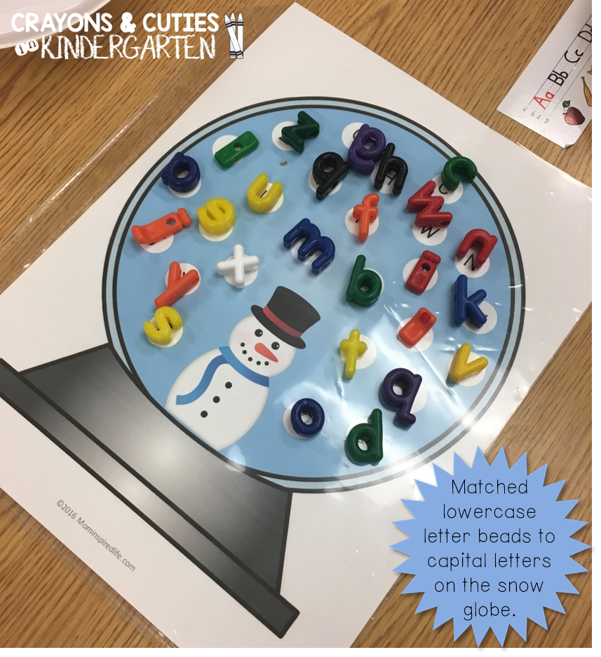 Crayons & Cuties In Kindergarten: Winter Alphabet Activities