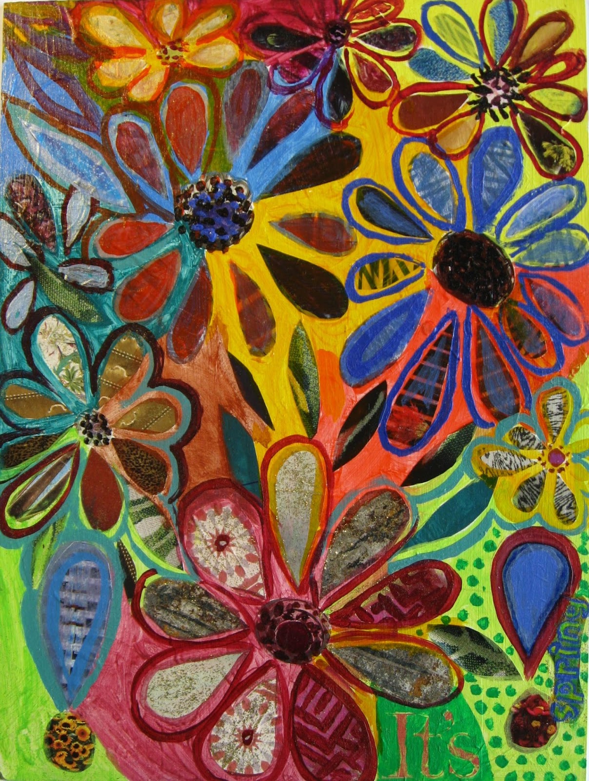 Rowena Perkins Paintings: Collages