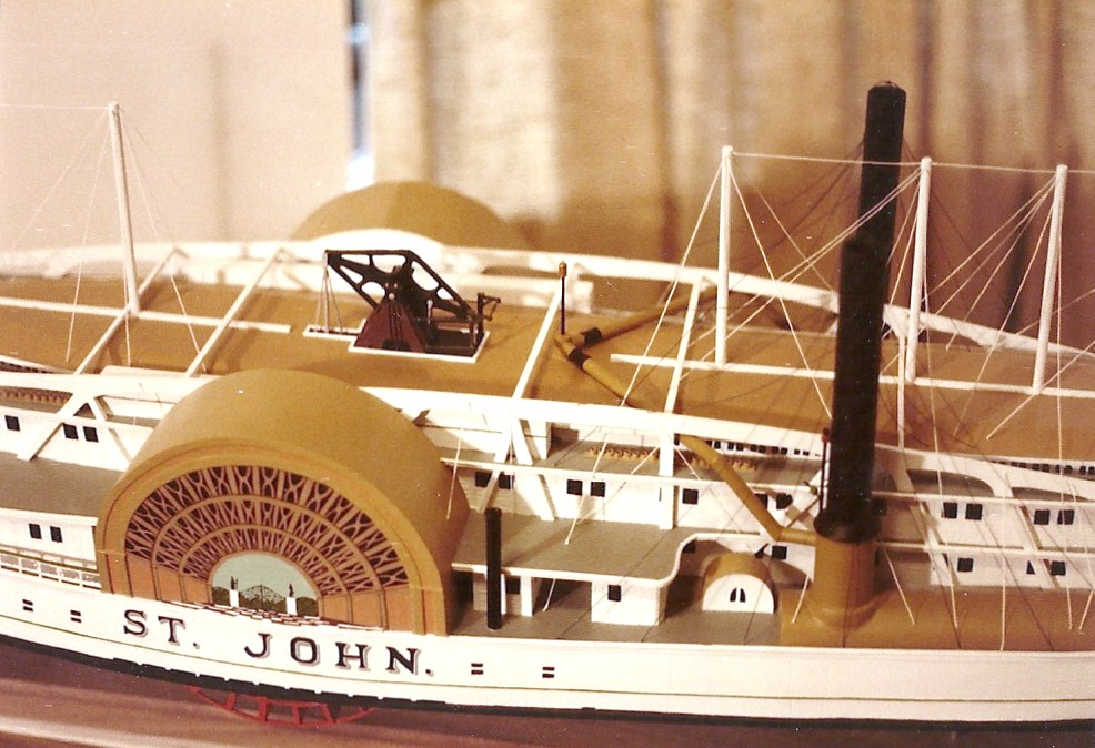 Hudson River Model Steamboats: Model Steamboat ST. JOHN c.1864 / Grand ...