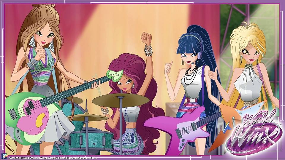 Captura del Winx Club en Concierto para la segunda temporada de World ...