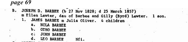 Barbee Research - The Book: George Leslie Barbee