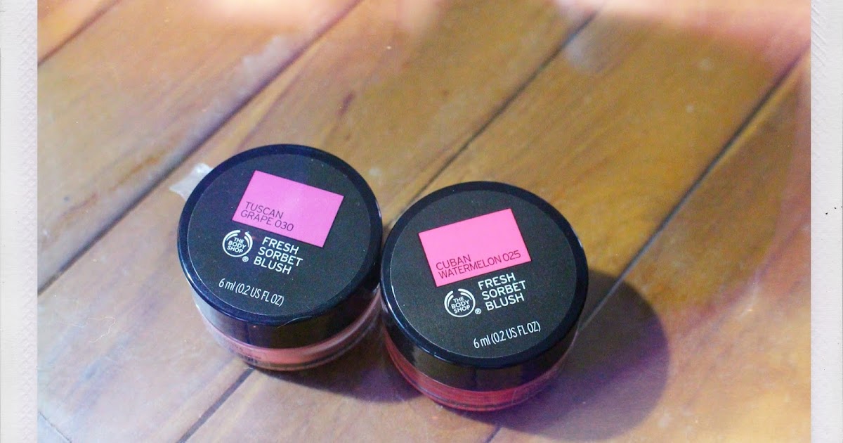 THE BODY SHOP: Fresh Sorbet Blush Review | Tanisha Hillary