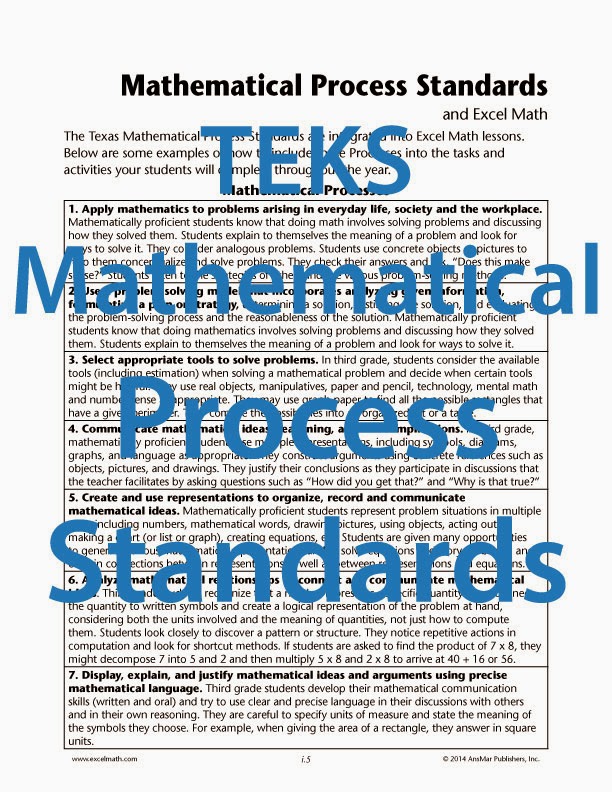 Excel Math: Excel Math: TEKS Aligned and STAAR Ready