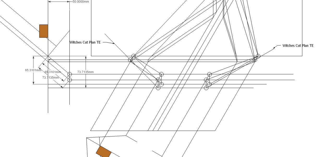 Roof Framing Geometry: Valley Sleeper on oblique adjacent roof