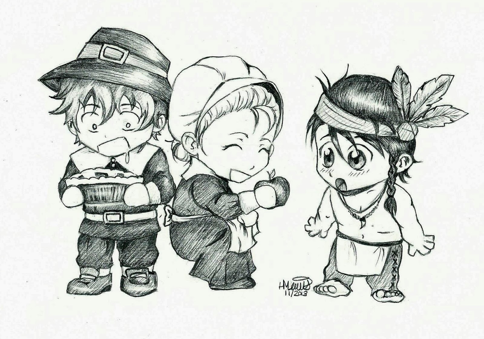 From Pencil to Paper: Happy Thanksgiving!