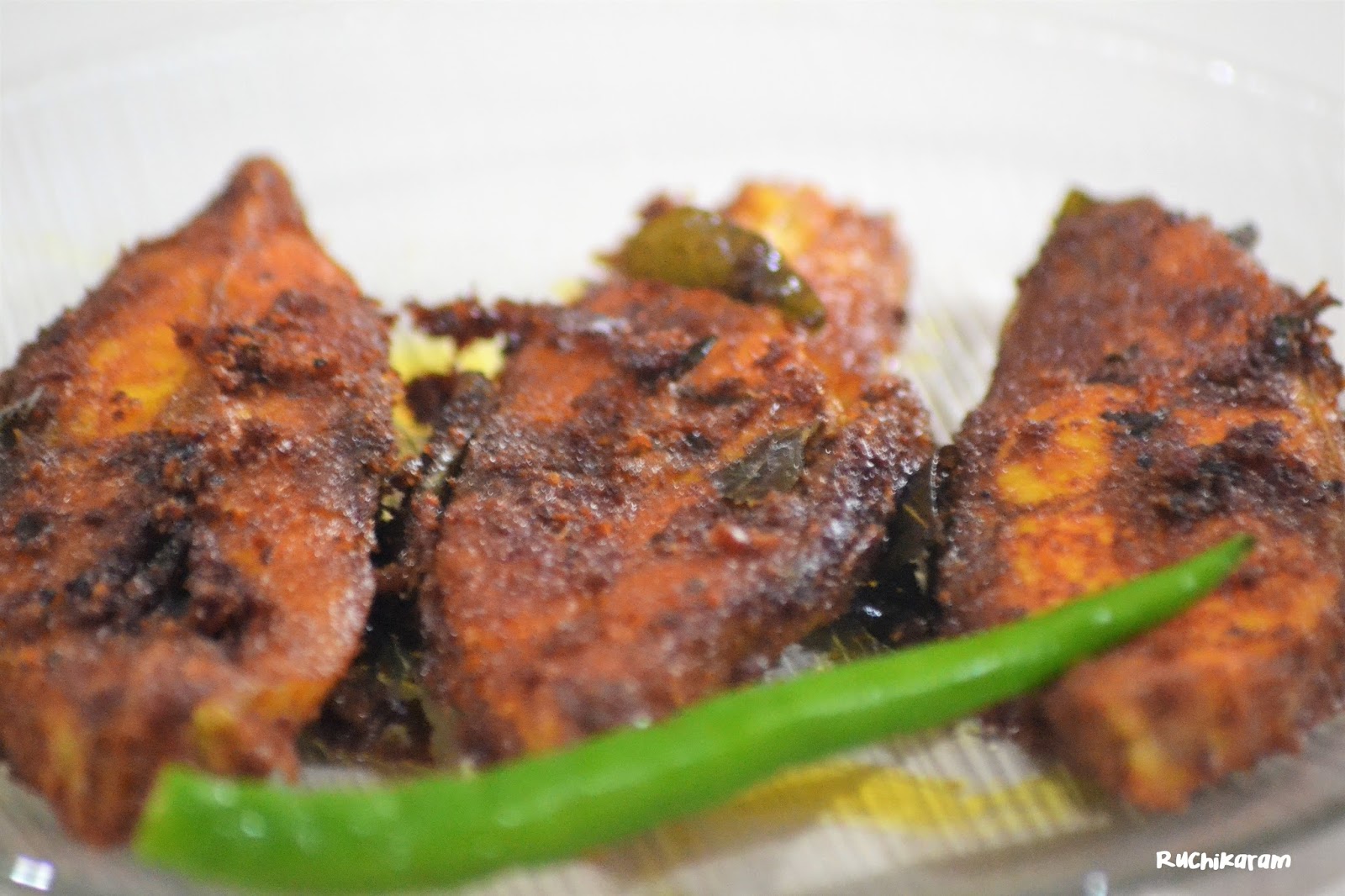 Ruchikaram: Avoli Fry/ Pomfret Fry / Fish Fry
