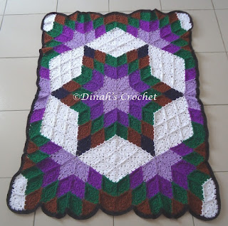 Dinah Crochet: Crochet Prairie Star Afghan~tutorial