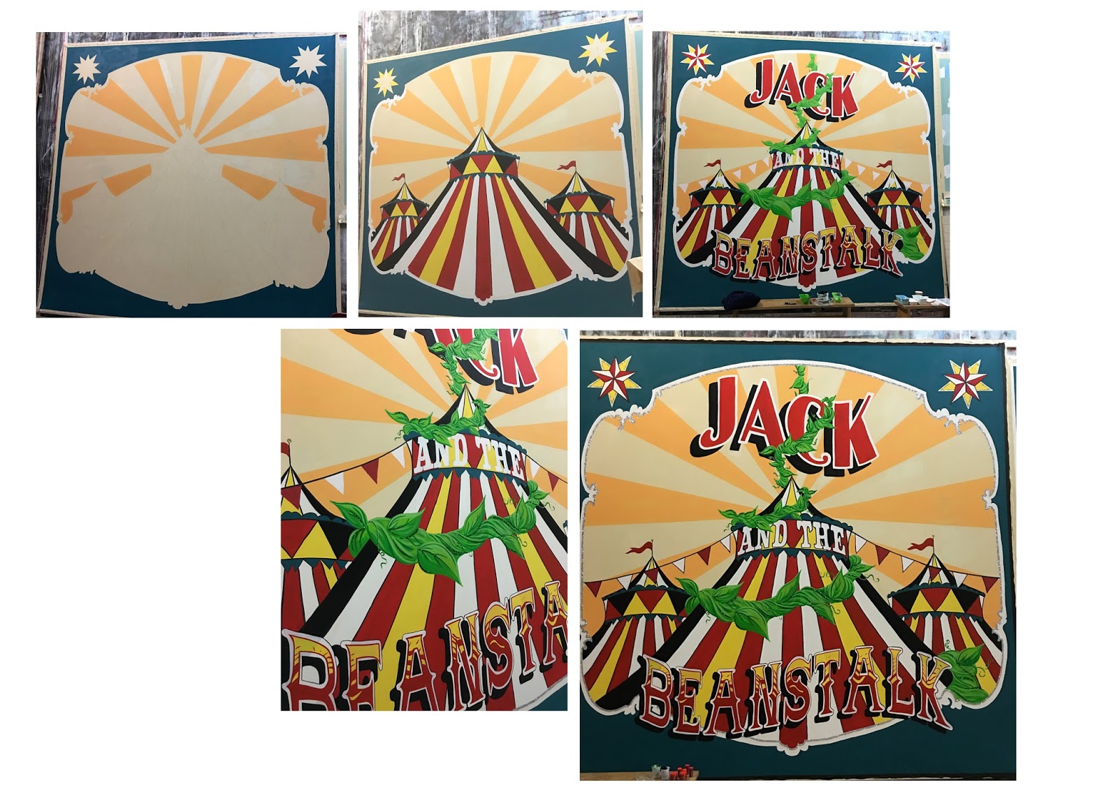 Kelly Jago: Panto set and painting