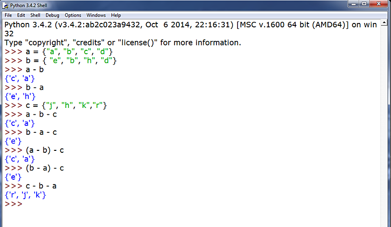 APRENDER A PROGRAMAR CON PYTHON: CONJUNTOS (SET Y FROZENSET)