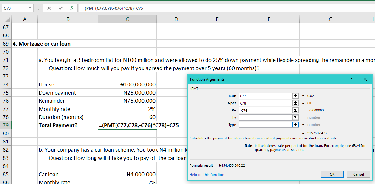 The Excel Formulas That Help You With Your Personal Finance and ...