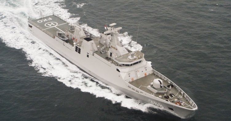 KRI Frans Kaisiepo (368) - Korvet Kelas SIGMA TNI Angkatan Laut - Radar ...