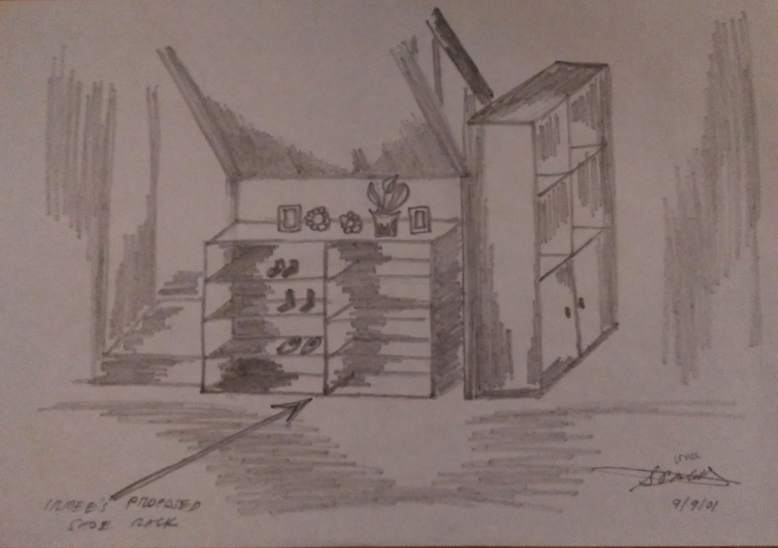 Arts and Toys Unlimited: Proposed Shoe Rack