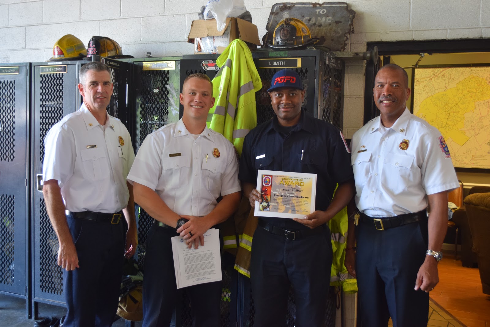 Nine PGFD Firefighters Recognized for Heroic Rescues at 2-Alarm Fire