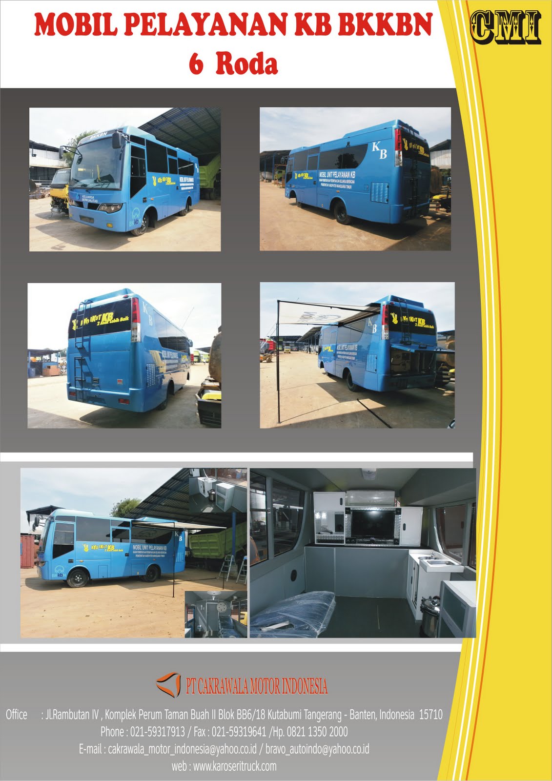 Karoseri Truck: MOBIL PELAYANAN KB BKKBN ( MUYAN ) 4 Ban dan 6 Ban