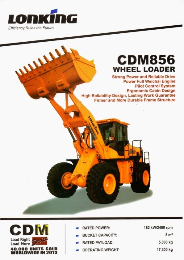 LONKING CDM856 WHEEL LOADER