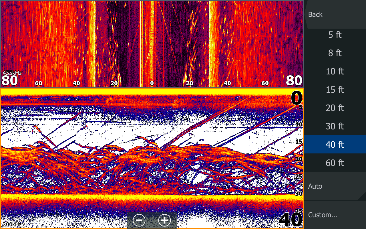 Lake Anna Striper Guide Journal: Navico Screen Shots