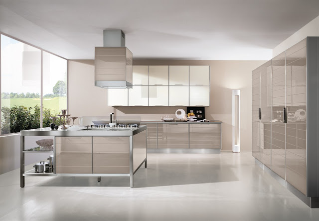 Dapur Kaca Dengan Permukaan Cermin ~ Desing Rumah Minimalis