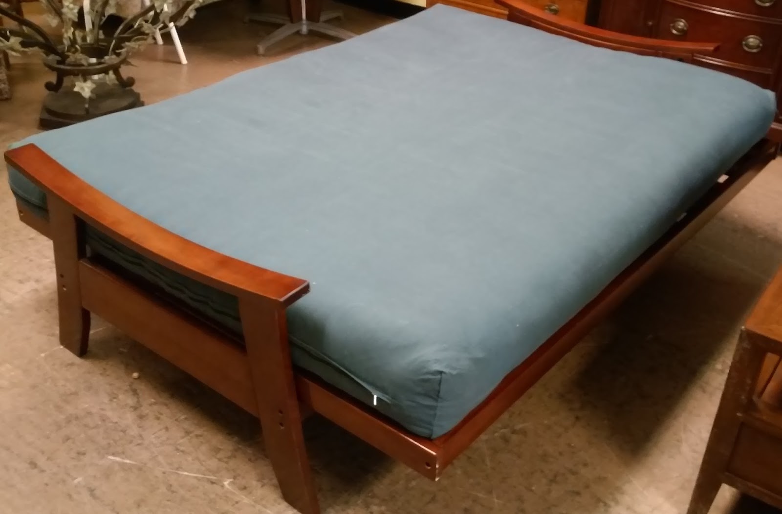 UHURU FURNITURE & COLLECTIBLES: SOLD Modern Asian Futon with Frame - $145