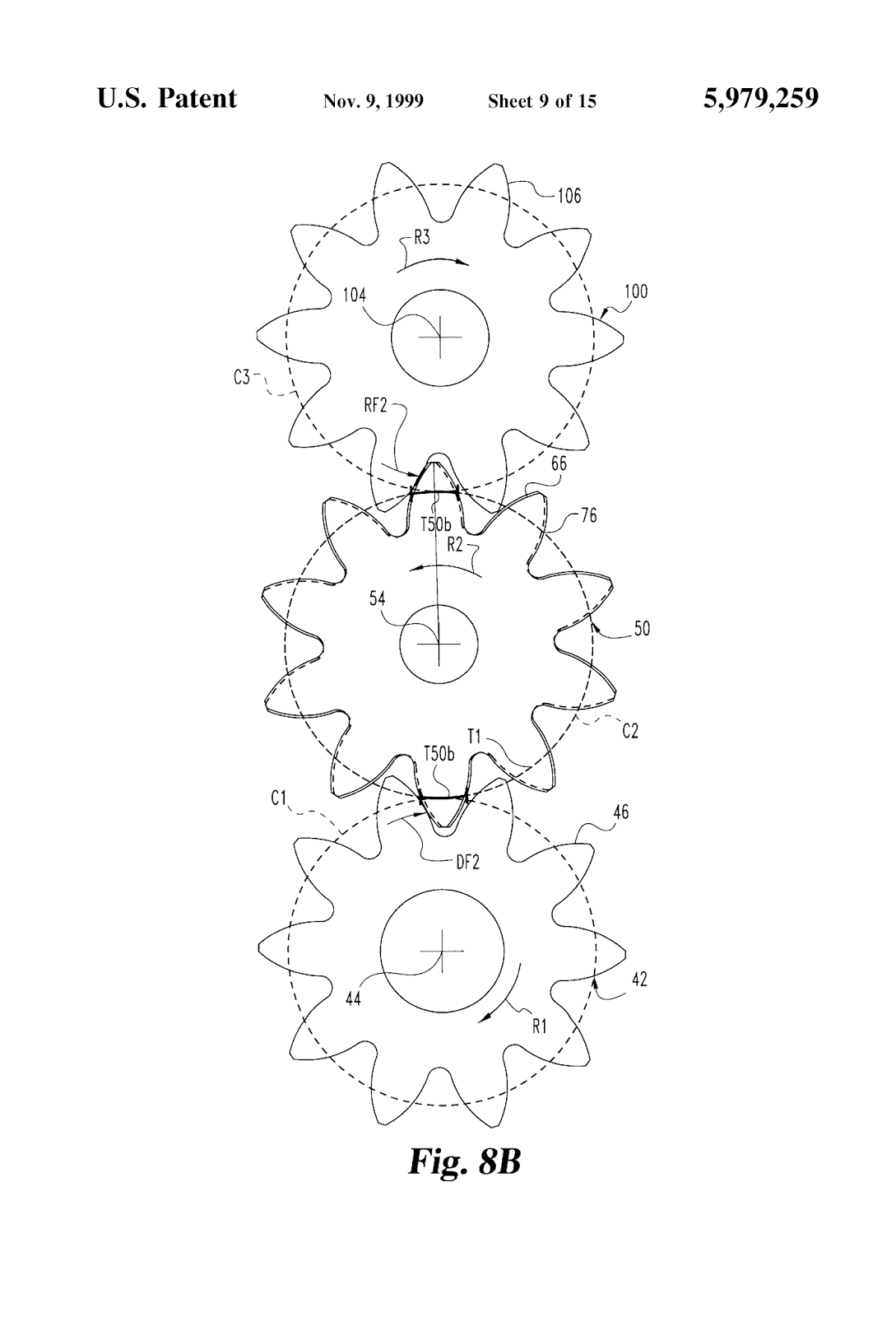 Gear train assembly including a scissor gear ~ Auto Part