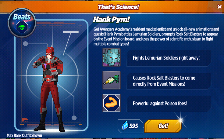 MARVEL AVENGERS ACADEMY: Legends Assemble! Premium Character: Hank Pym