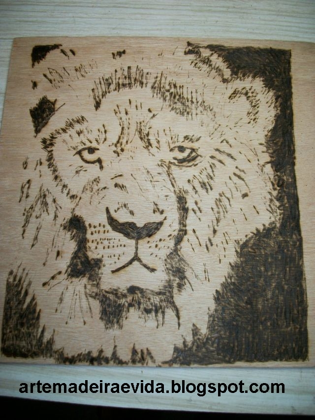 Arte, Madeira e Vida: Pirogravura