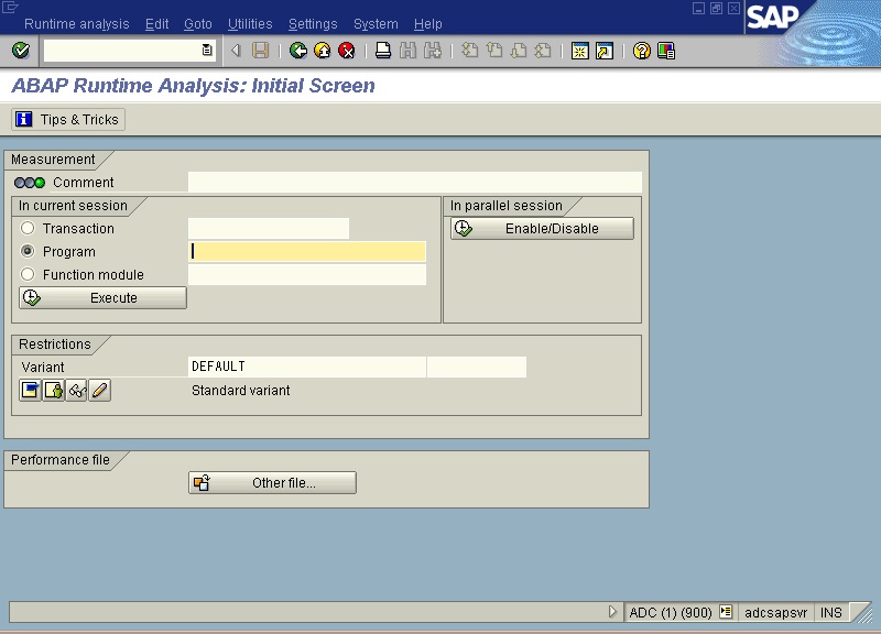 Basics of ABAP: MISCELLANEUOS TOPICS
