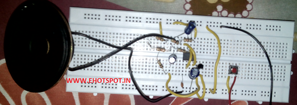 Machine Gun Sound Using 555 IC ~ Electronics Hotspot