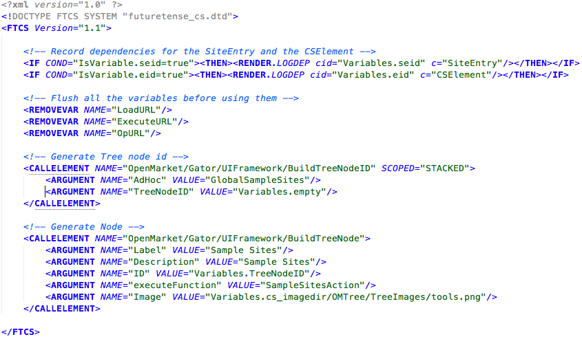 Customizations with Oracle WebCenter Sites: Creating a custom tree tab
