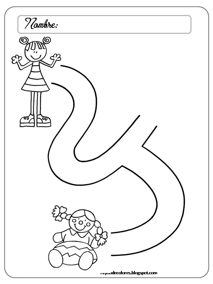 Rayito de Colores: Laberintos para preescolar