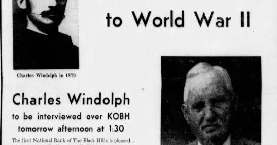 7th Cavalry Troopers in South Dakota: Charles Windolph Radio Ad