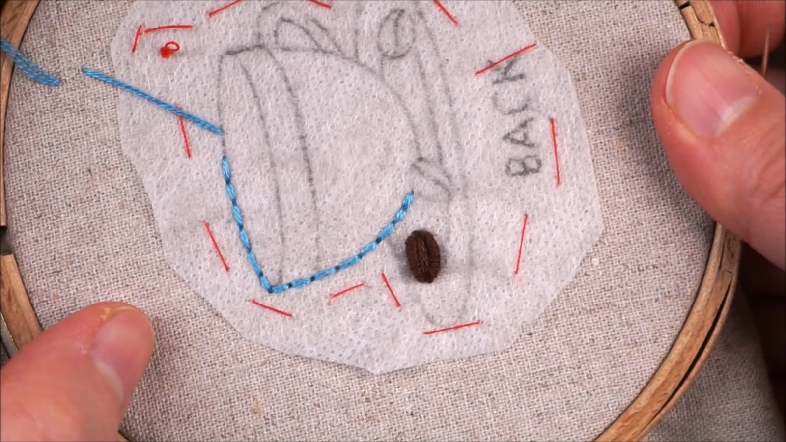 Stitch Sampler book for Beginners - Back Stitch