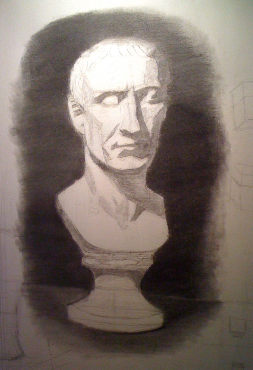 Steaming Fork: Julius Caesar drawing progression