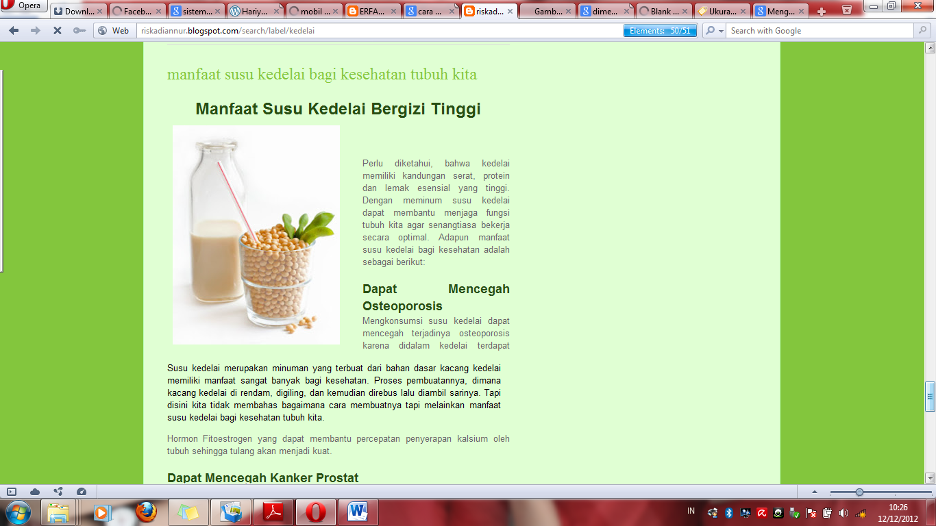 Perancangan dan Pengembangan Sistem Informasi pada Produk Susu Kedelai