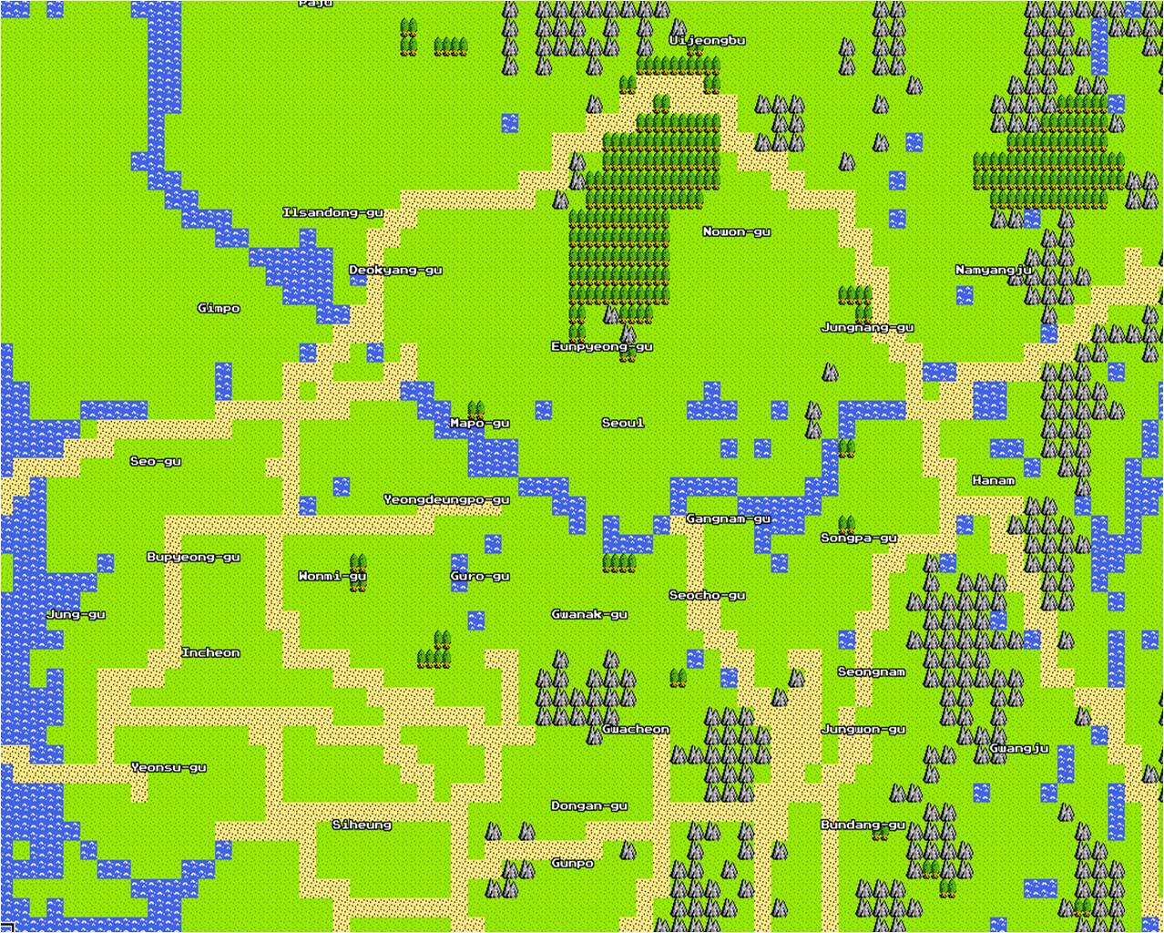 8 Bit Map Of Japan - Map