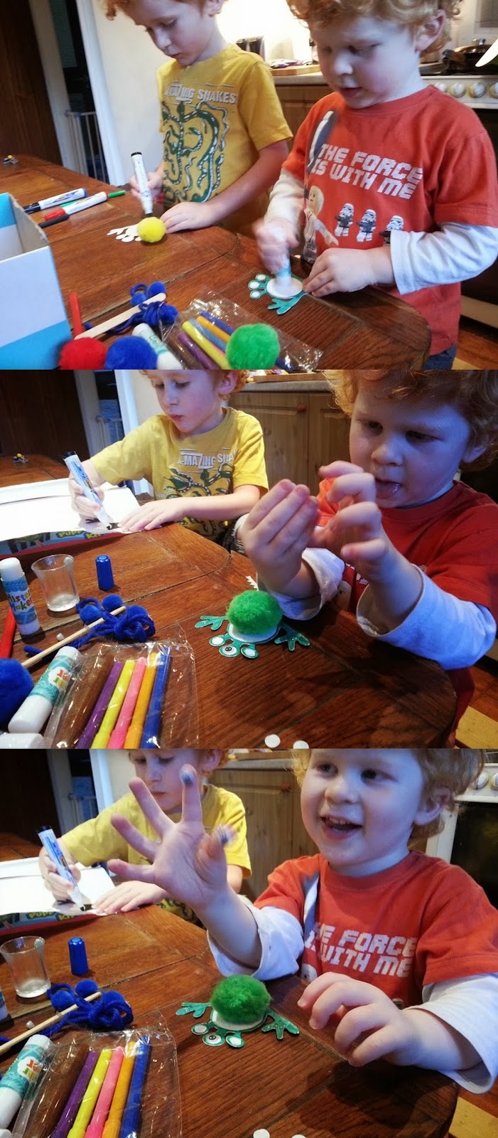 The Brick Castle: Mister Maker Alien Puppet Show from Hobbycraft