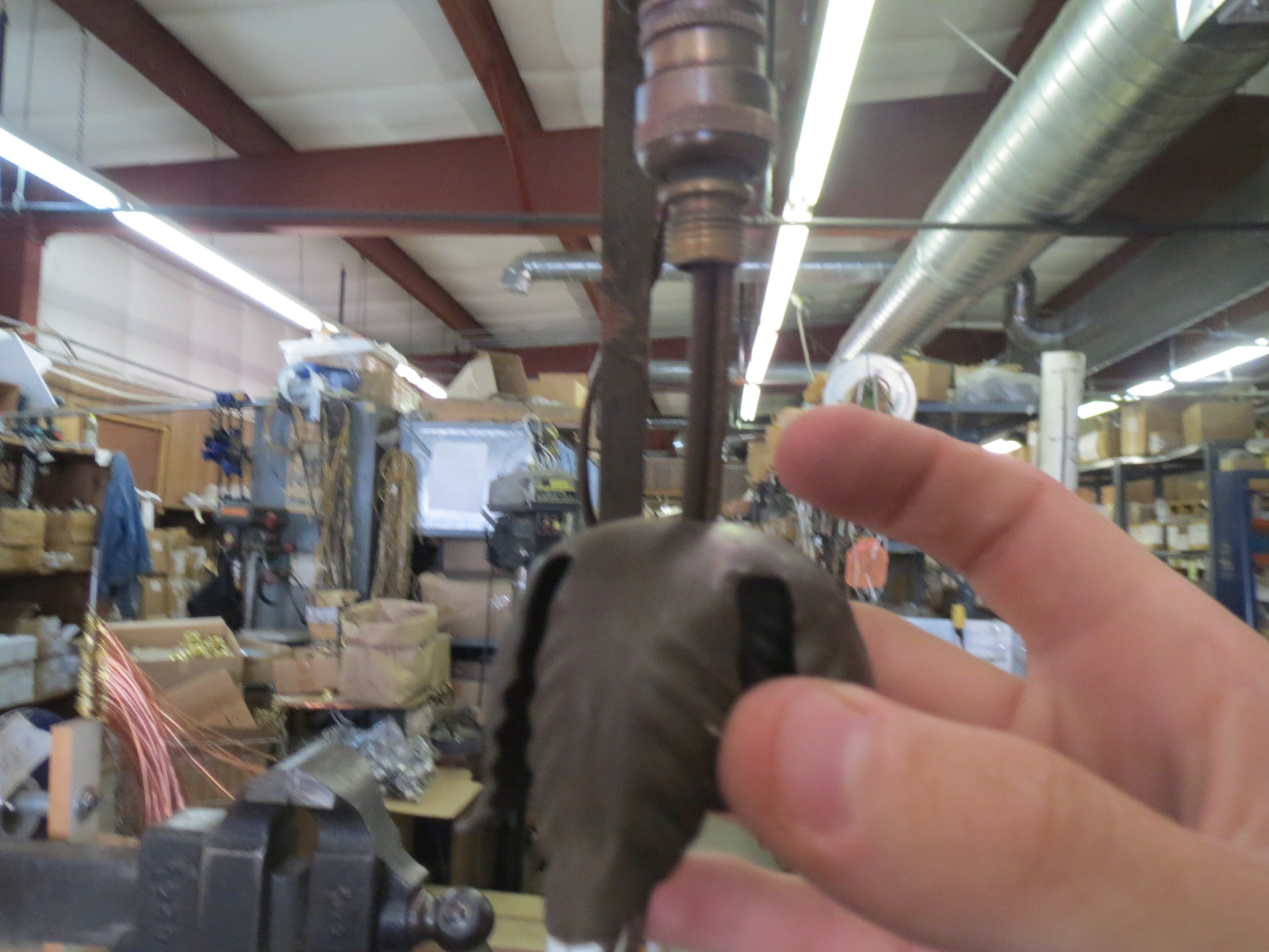 Lamp Parts and Repair | Lamp Doctor: Floor Lamp With Broken Swivel Repair