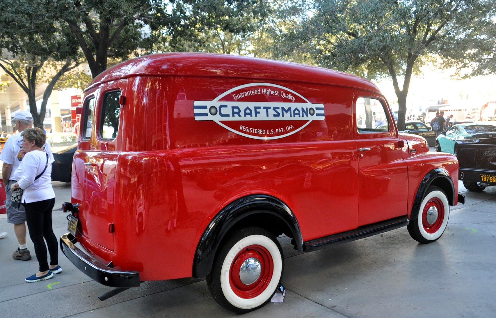 Just A Car Guy: Craftsman brought a nice panel delivery Dodge to SEMA
