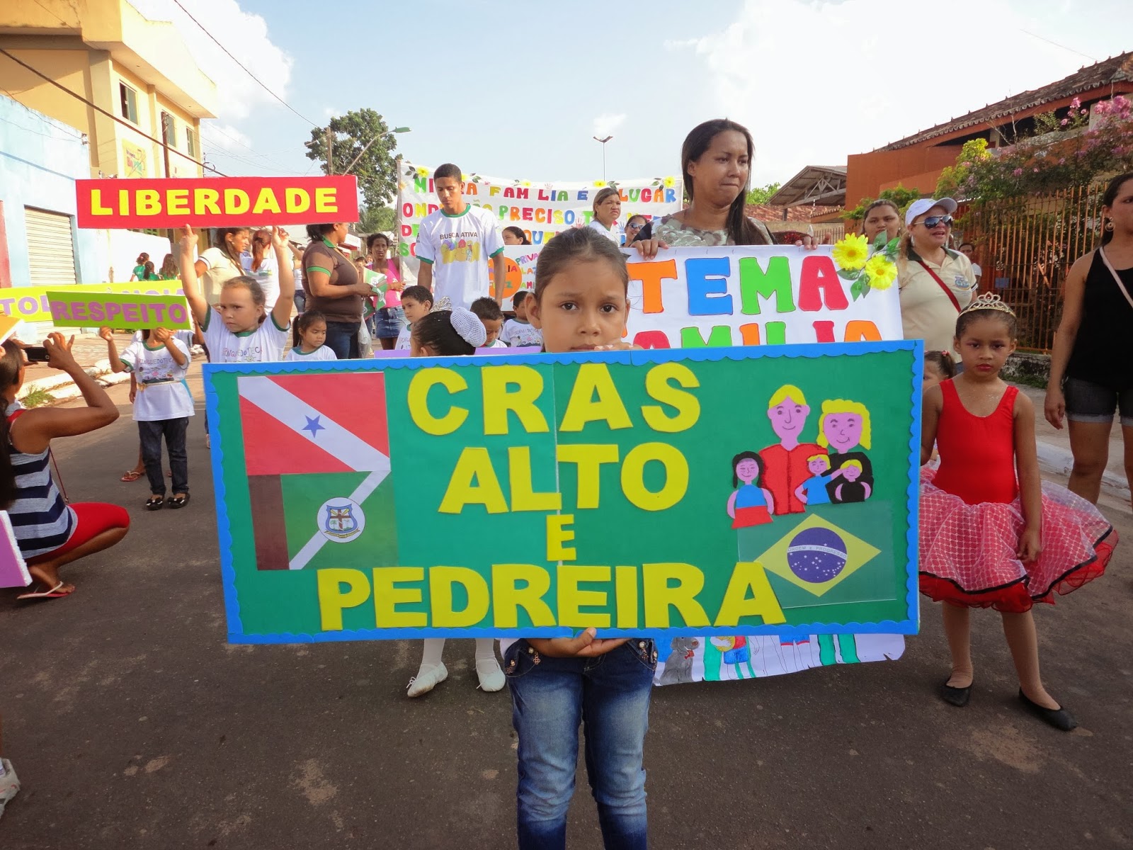 CRAS Pedreira (Moju-PA): Desfile 7 de Setembro.